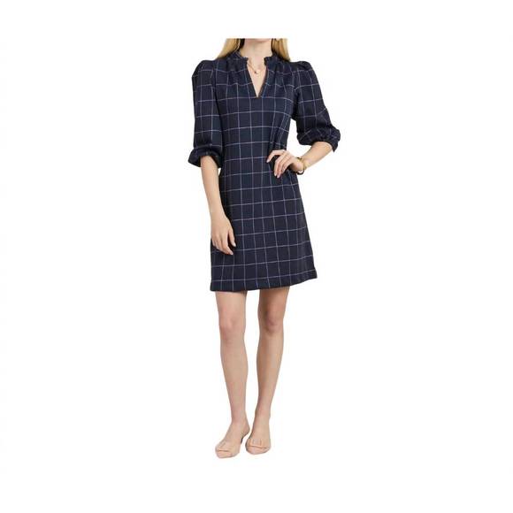 Tyler Boe | Dresses | New Tyler Boe Sherri Window Pane Dress In Black ...